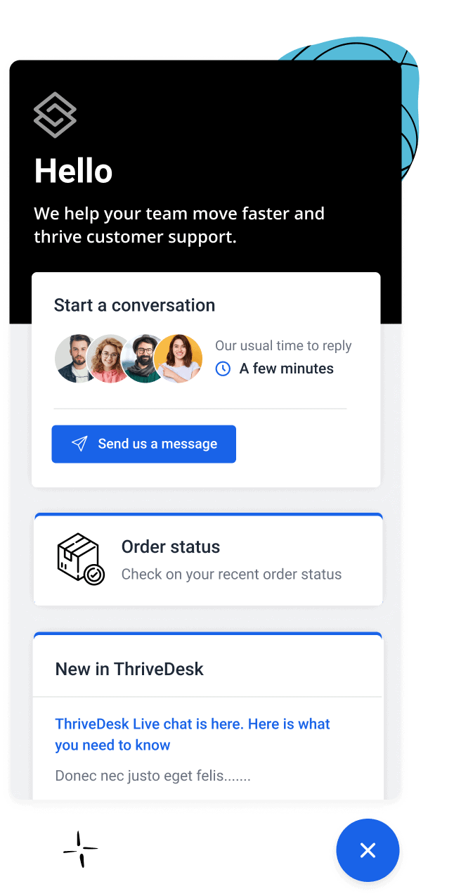 Live Chat Software For Support & Sales Team - ThriveDesk